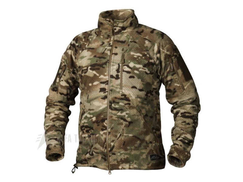 Fleecová mikina Helikon ALPHA TACTICAL, Camogrom / Multicam ...
